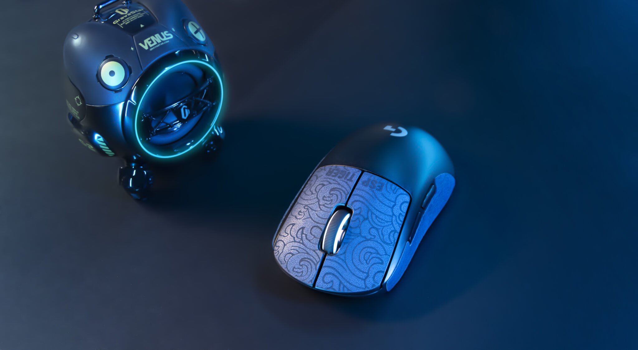 Esports Tiger Grip Tape- Pre-cut for the Logitech G PRO X SUPERLIGHT ...